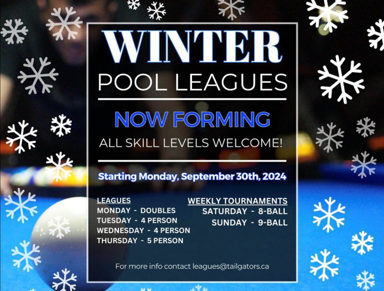 Pool Leagues | TailGators - Ottawa's biggest pool leagues!